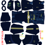 Kit Ajax DLS 24 Update 2024 - 2025 Home, Away, Third, GK