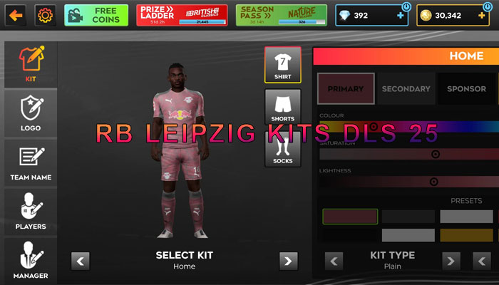 RB Leipzig Kits DLS 2025 | Dream League Soccer 25