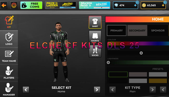 Elche CF Kits DLS 25 Season 2025/26